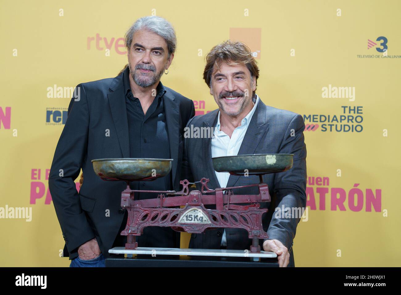 Fernando Leon de Aranoa and Javier Bardem attend the premiere of the ...