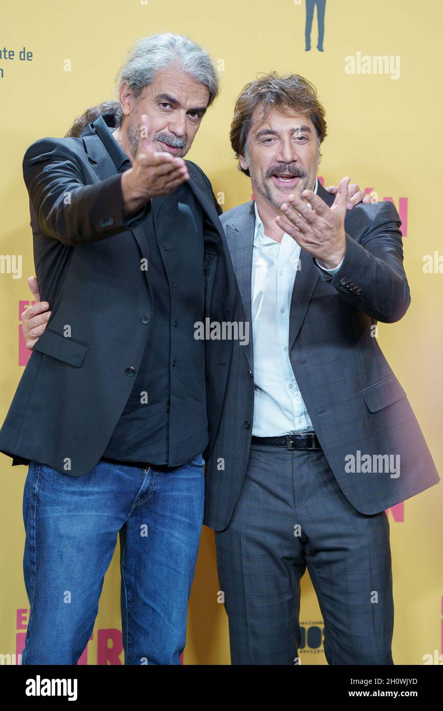 Fernando Leon de Aranoa and Javier Bardem attend the premiere of the ...