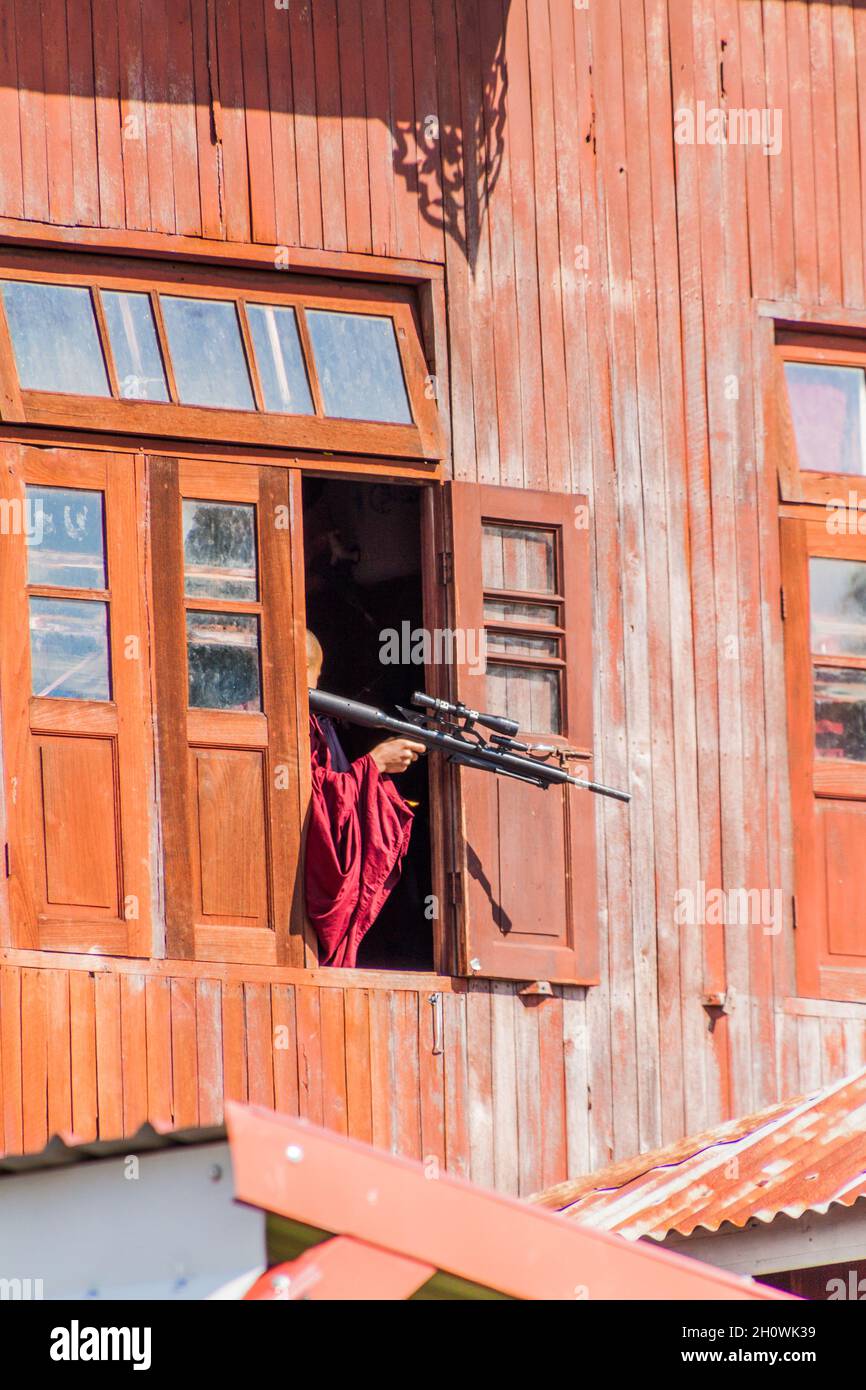 Bb gun kids hi-res stock photography and images - Alamy