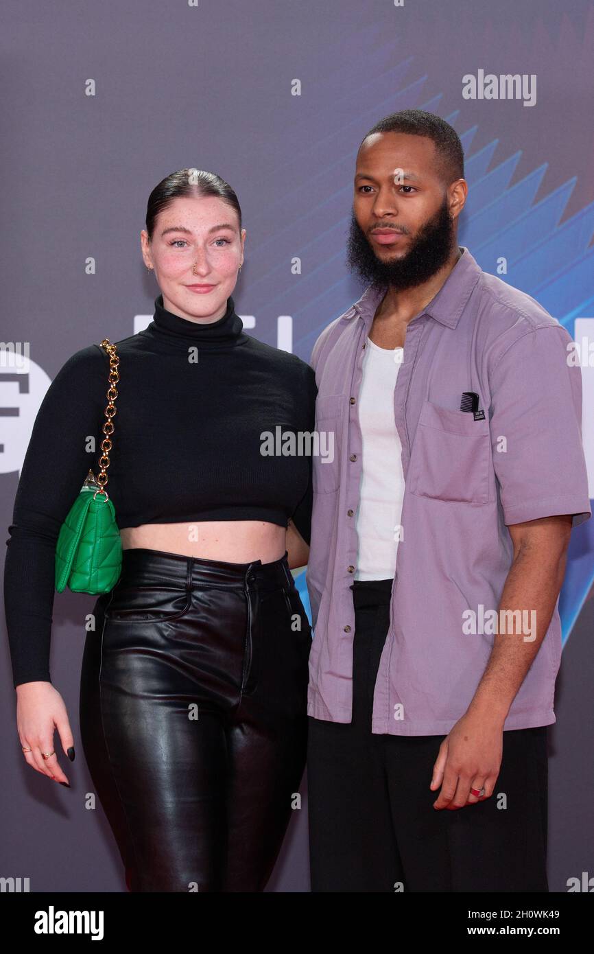 (L-R) Sophie Jade Benco and Kevin Lettany attend the "Paris, 13th ...