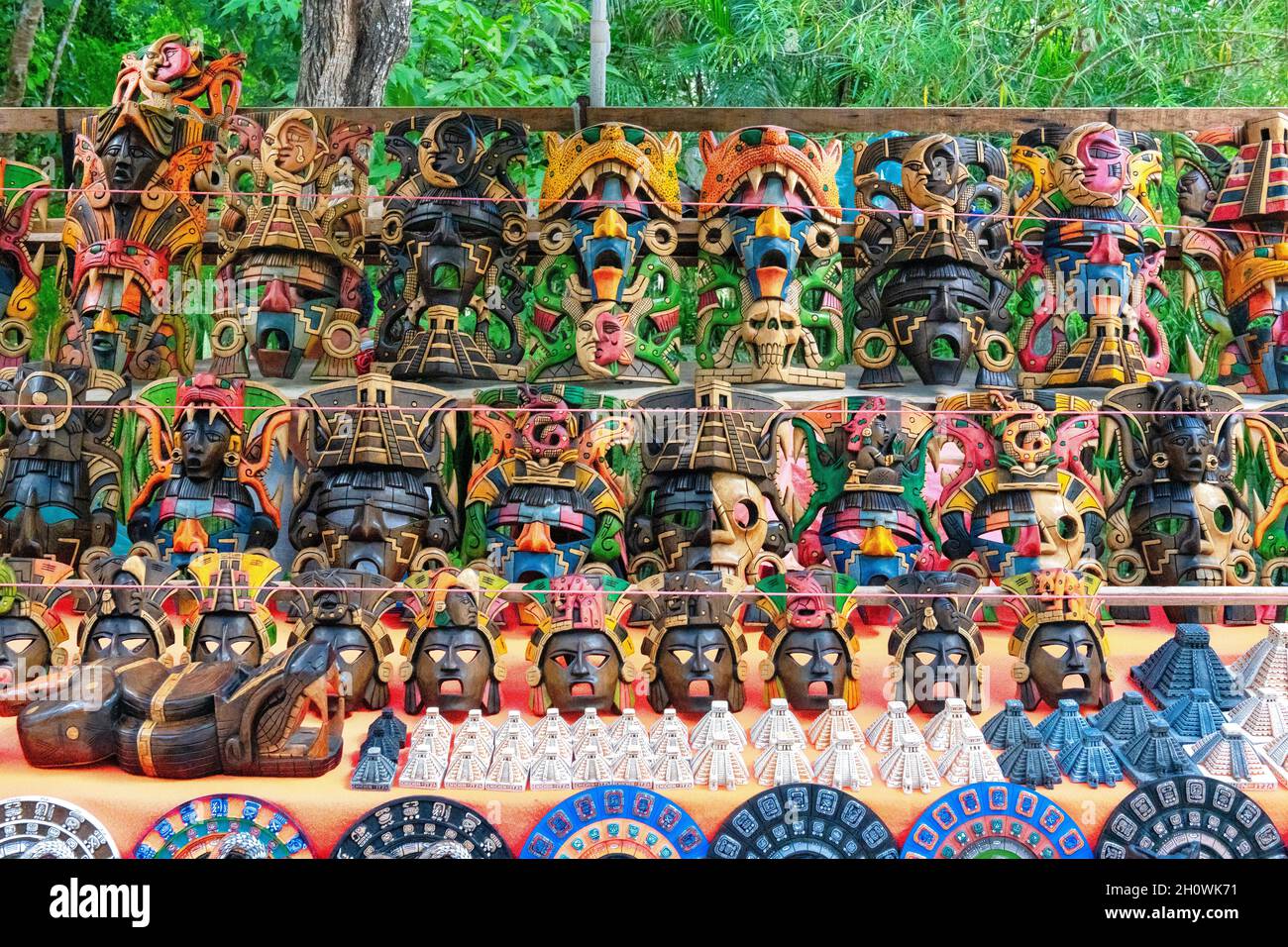 Souvenir objects, Mexican culture and tradition, Mexico, 2021 Stock ...