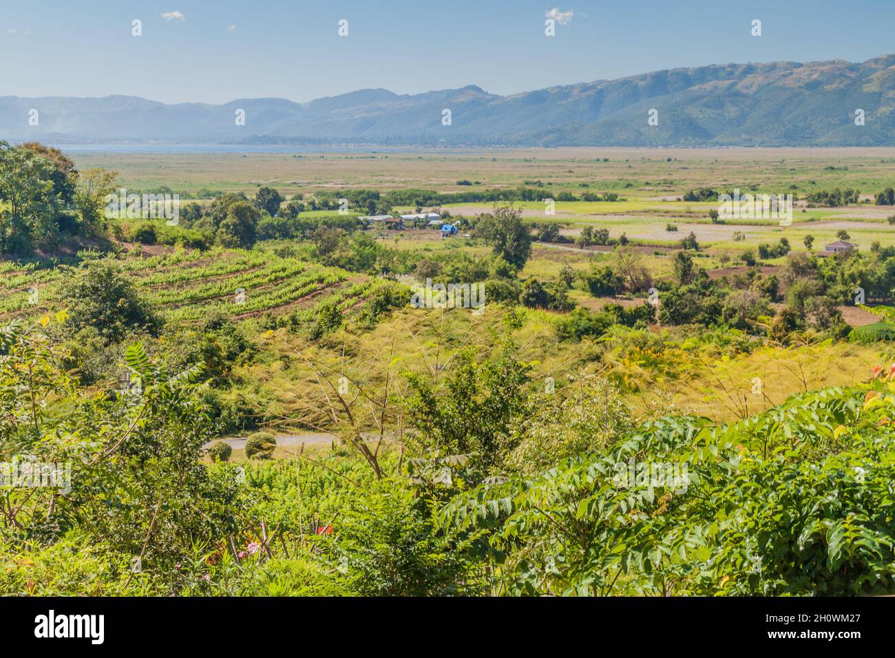 Inle lake myanmar aerial hi-res stock photography and images - Alamy