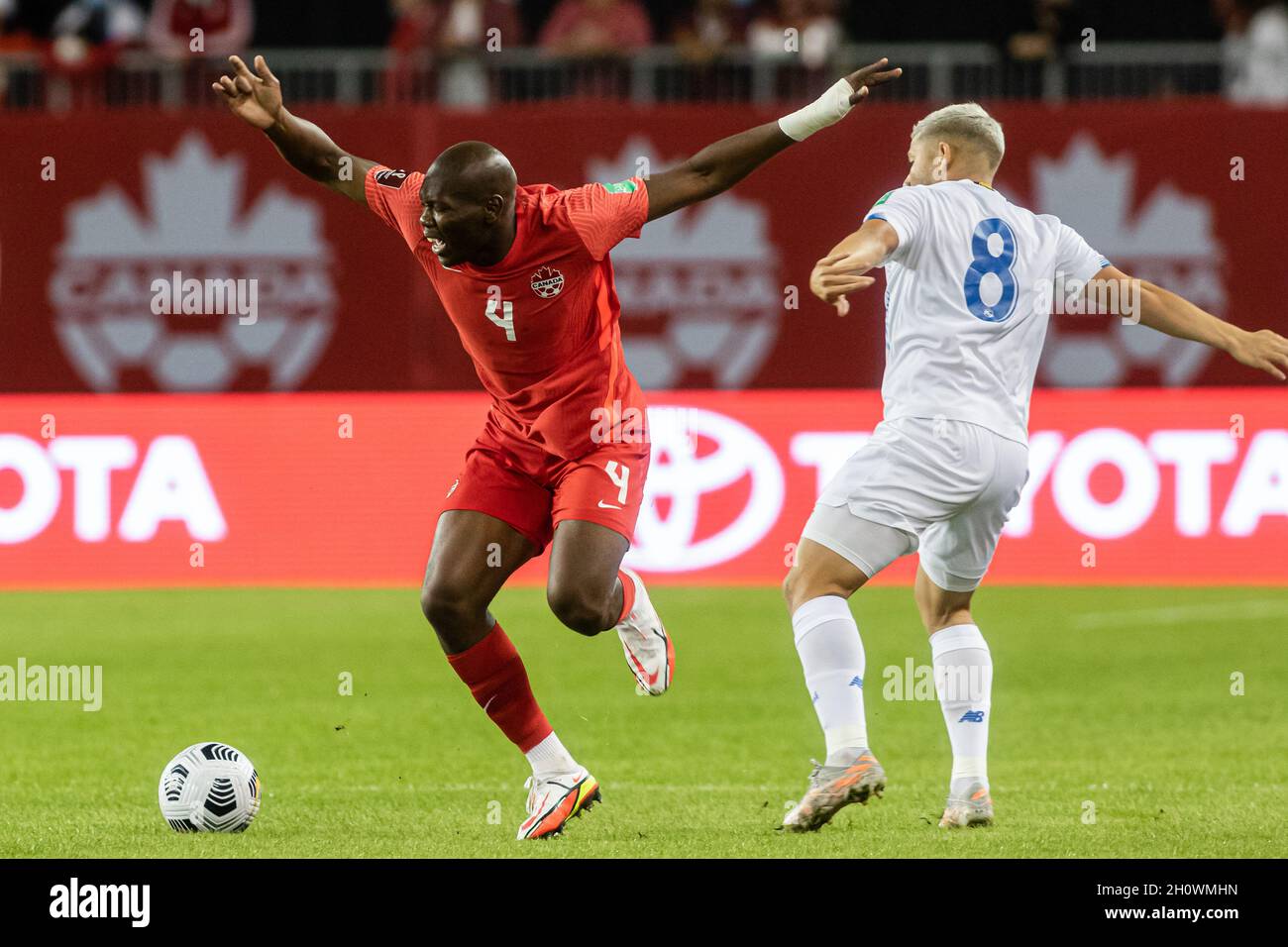 Toronto, Canada, October 13, 2021: Kamal Miller, No.4, of Team Canada ...