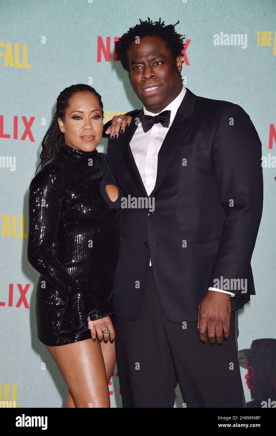 LOS ANGELES, CA - OCTOBER 13: Seal (L) and Laura Strayer attend a ...