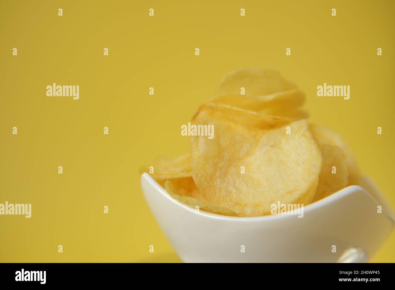Potato chips in rotation close hi-res stock photography and images - Alamy