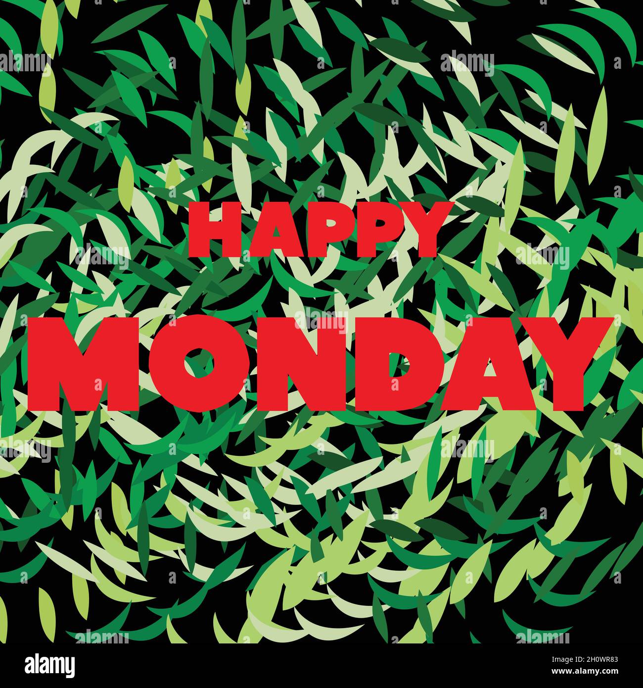 Creative Happy Monday Vector Design. Exotic Vector Design for Posters ...