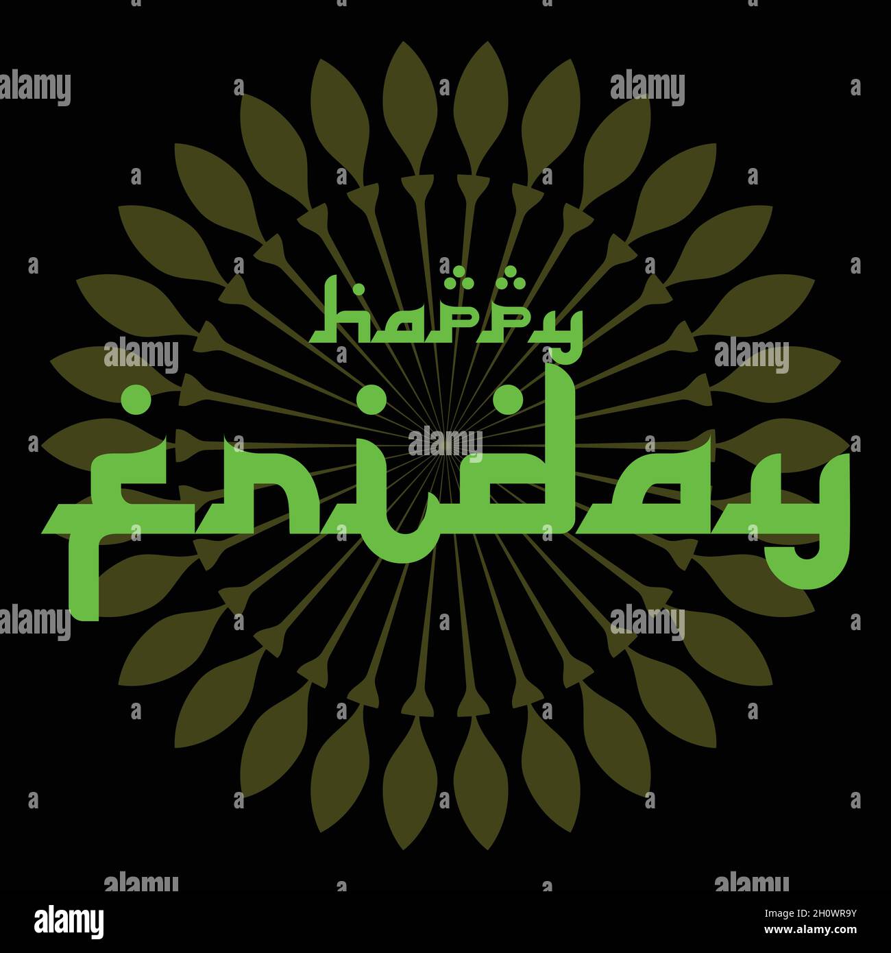 Happy Friday Vector Design. Exotic Vector Design for Posters, banners ...