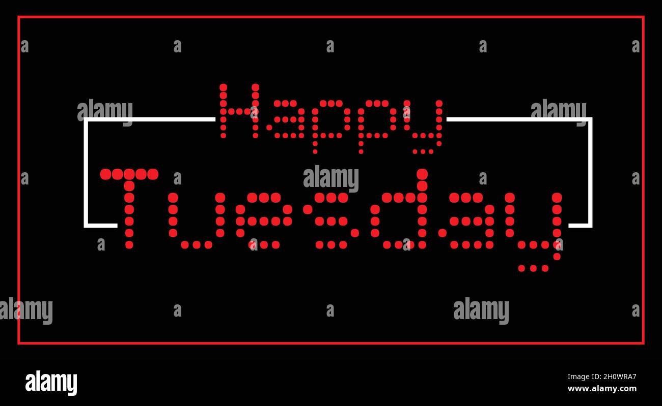 Happy Tuesday Vector Design. Exotic Vector Design for Posters, banners ...