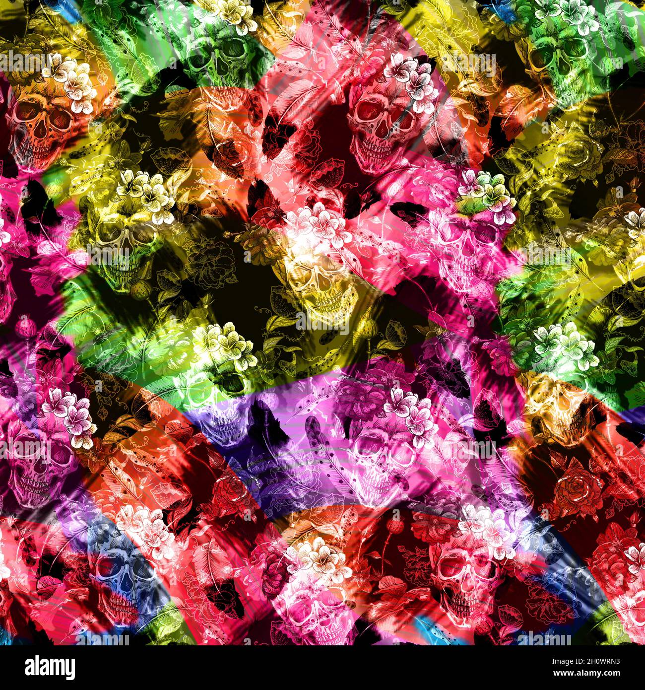 textile fashion prints, modern designs Stock Photo - Alamy