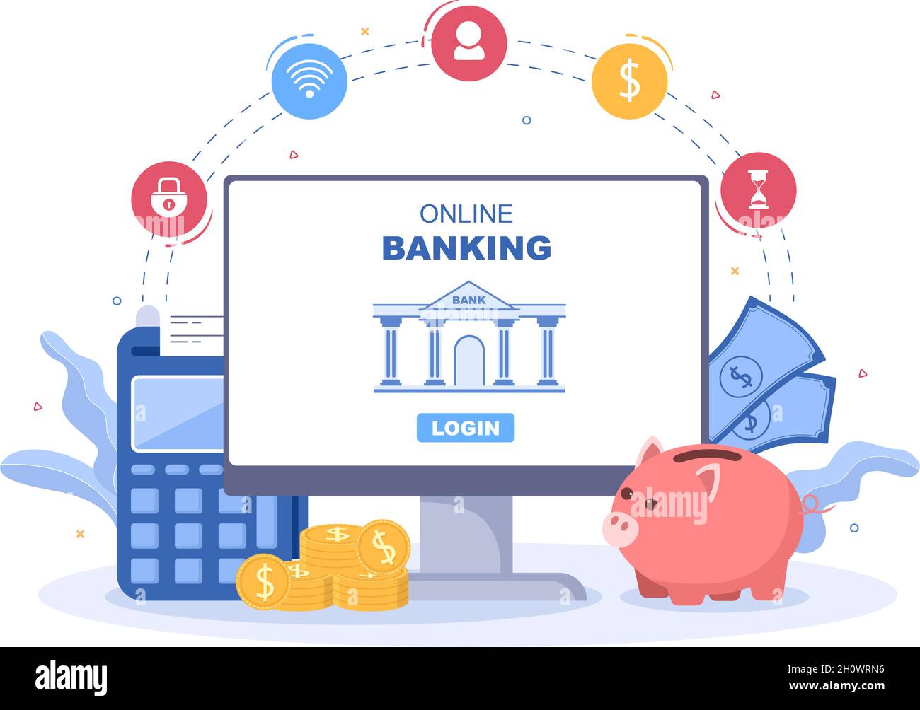 Online Banking Clipart