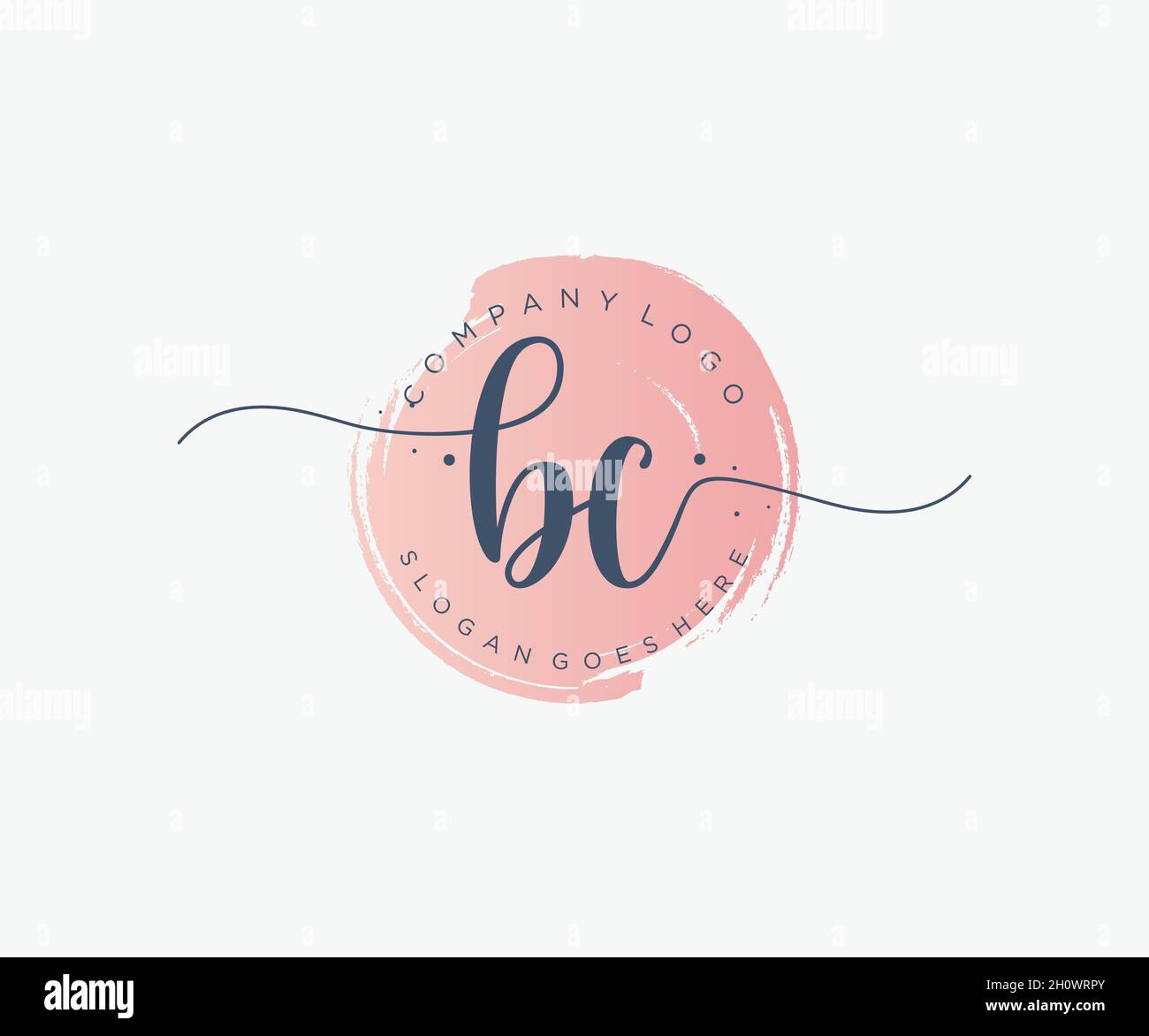 BC feminine logo. Usable for Nature, Salon, Spa, Cosmetic and Beauty ...