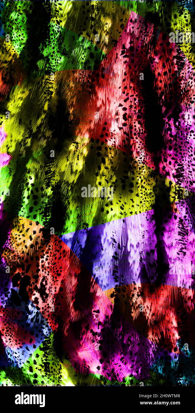 textile fashion prints, modern designs Stock Photo - Alamy