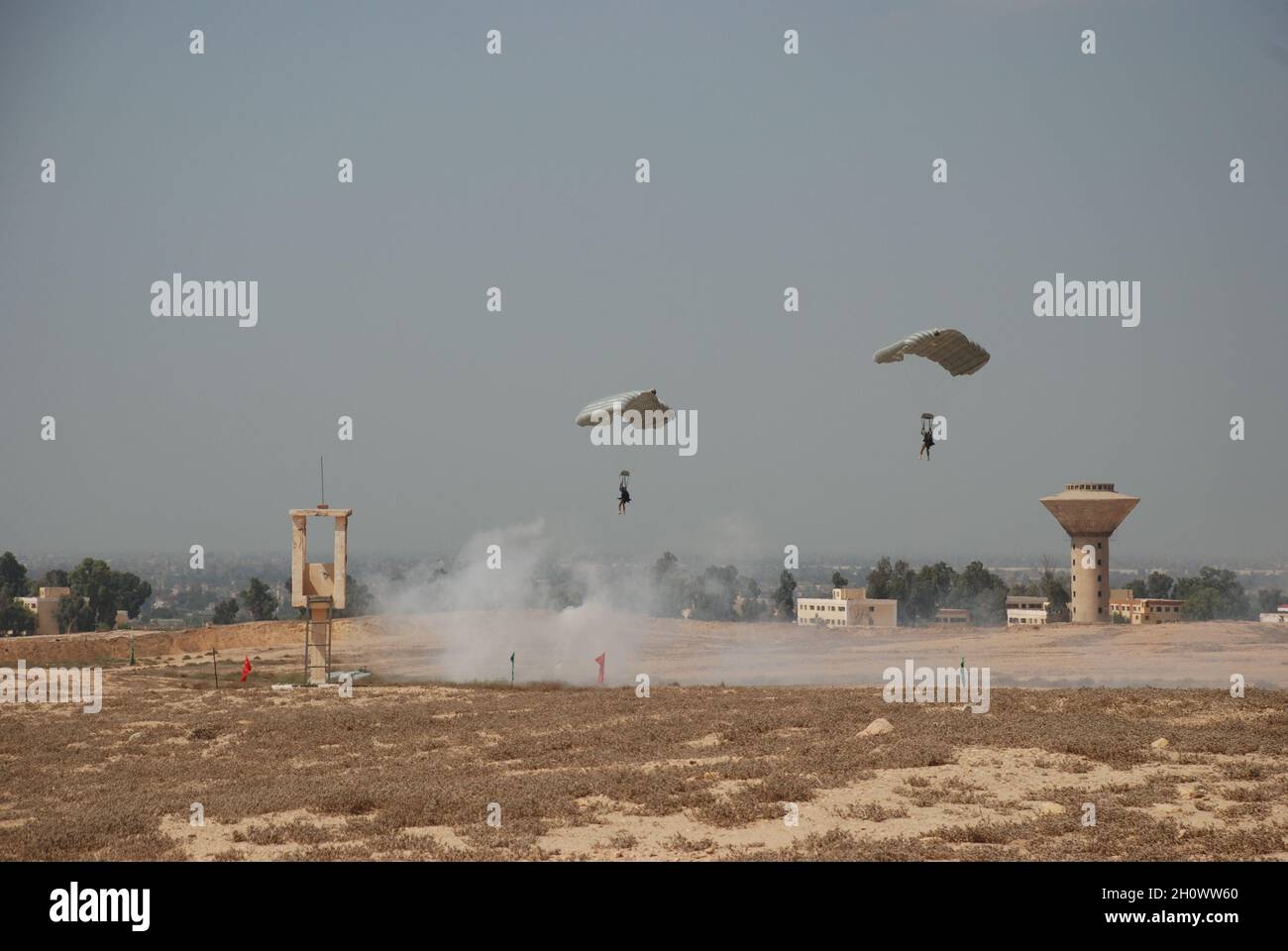 U.S. Special Forces and Egyptian Airborne Forces infiltrate via ...