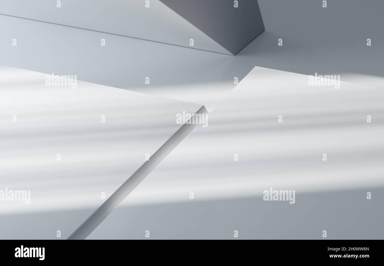 White empty room, 3d rendering. Computer digital drawing Stock Photo ...