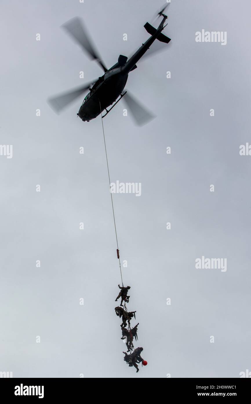 U.S. Marines with Alpha Company, 1st Reconnaissance Battalion, 1st ...