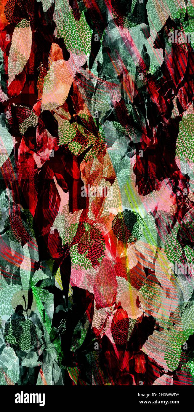 textile fashion prints, modern designs Stock Photo - Alamy