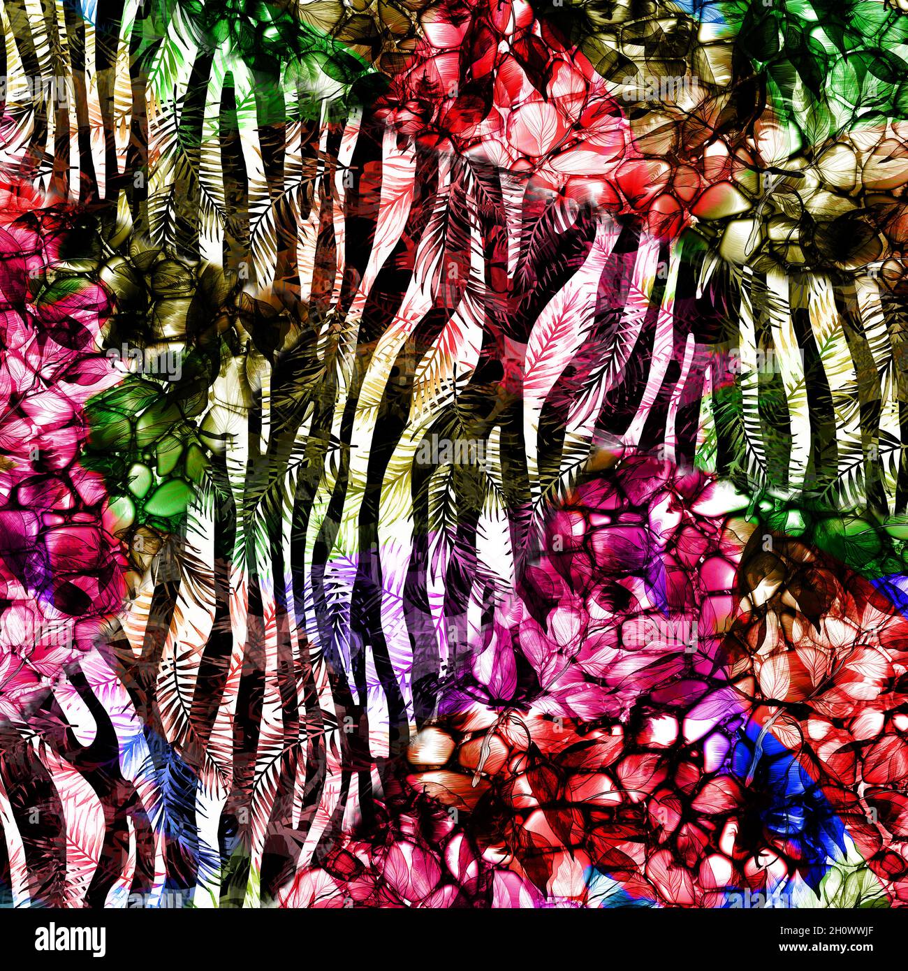 textile fashion prints, modern designs Stock Photo - Alamy