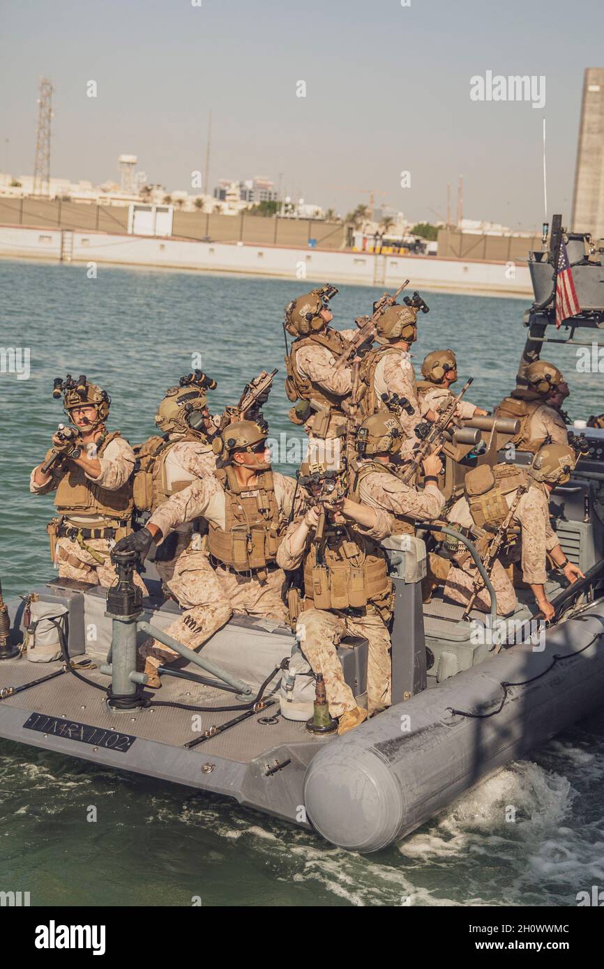 NAVAL SUPPORT ACTIVITY BAHRAIN (Sept. 22, 2021) – Marines assigned the ...