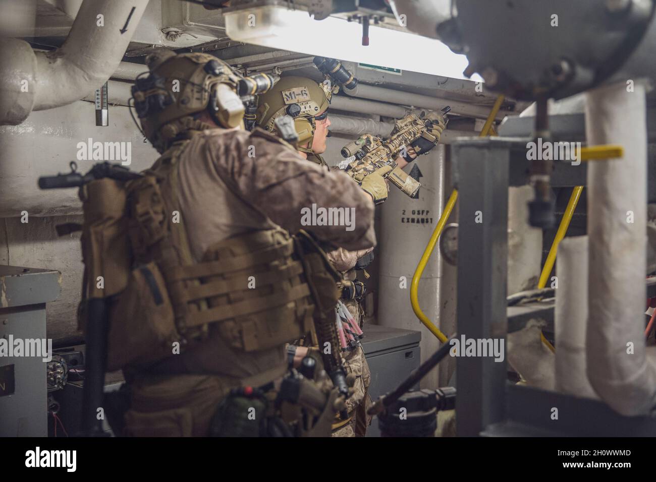 NAVAL SUPPORT ACTIVITY BAHRAIN (Sept. 22, 2021) – Marines assigned to ...