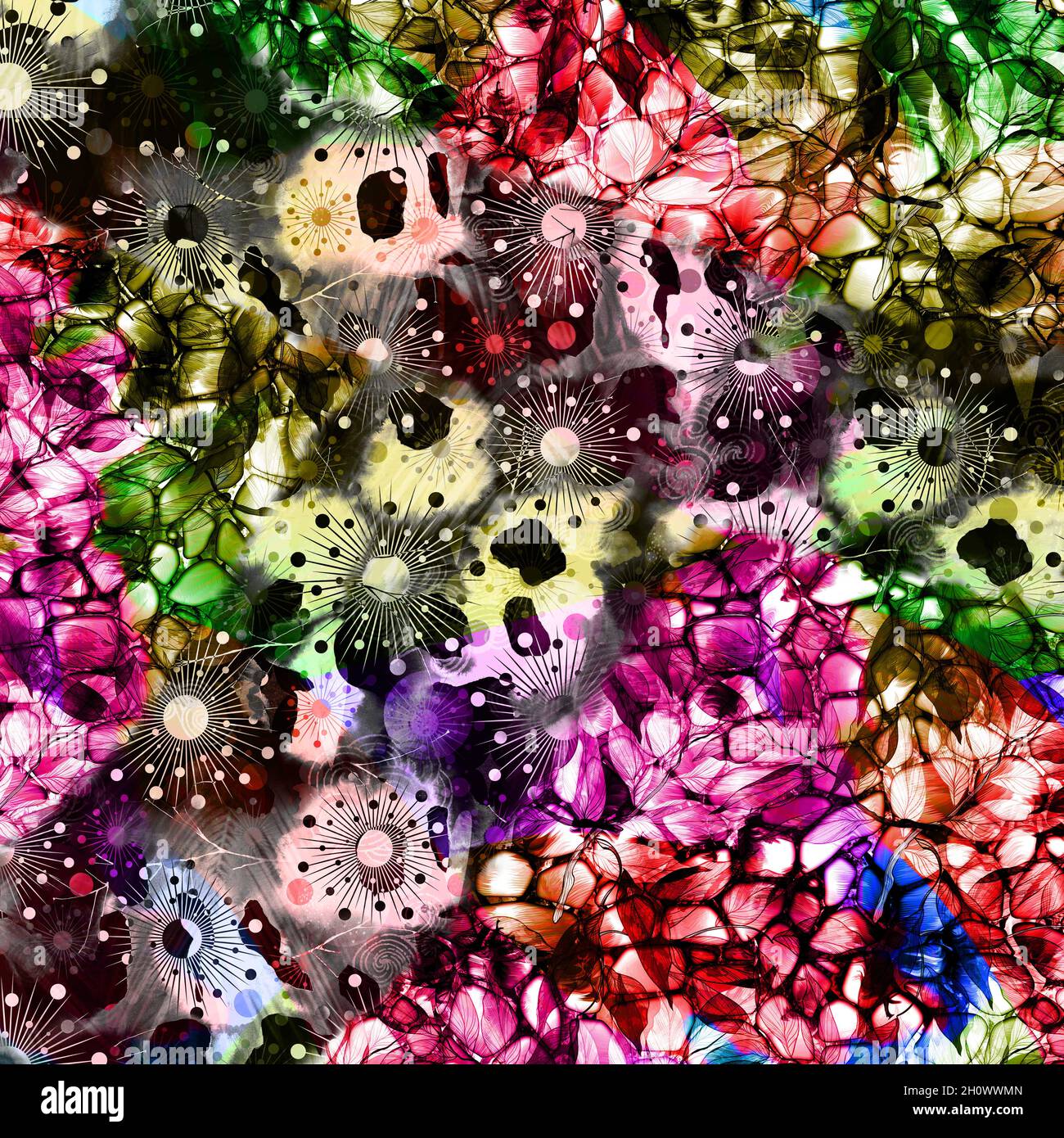 textile fashion prints, modern designs Stock Photo - Alamy