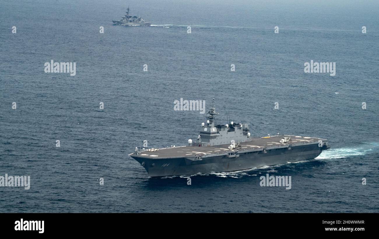 211012-N-YI115-1031 BAY OF BENGAL (Oct. 12, 2021) Japan Maritime Self ...