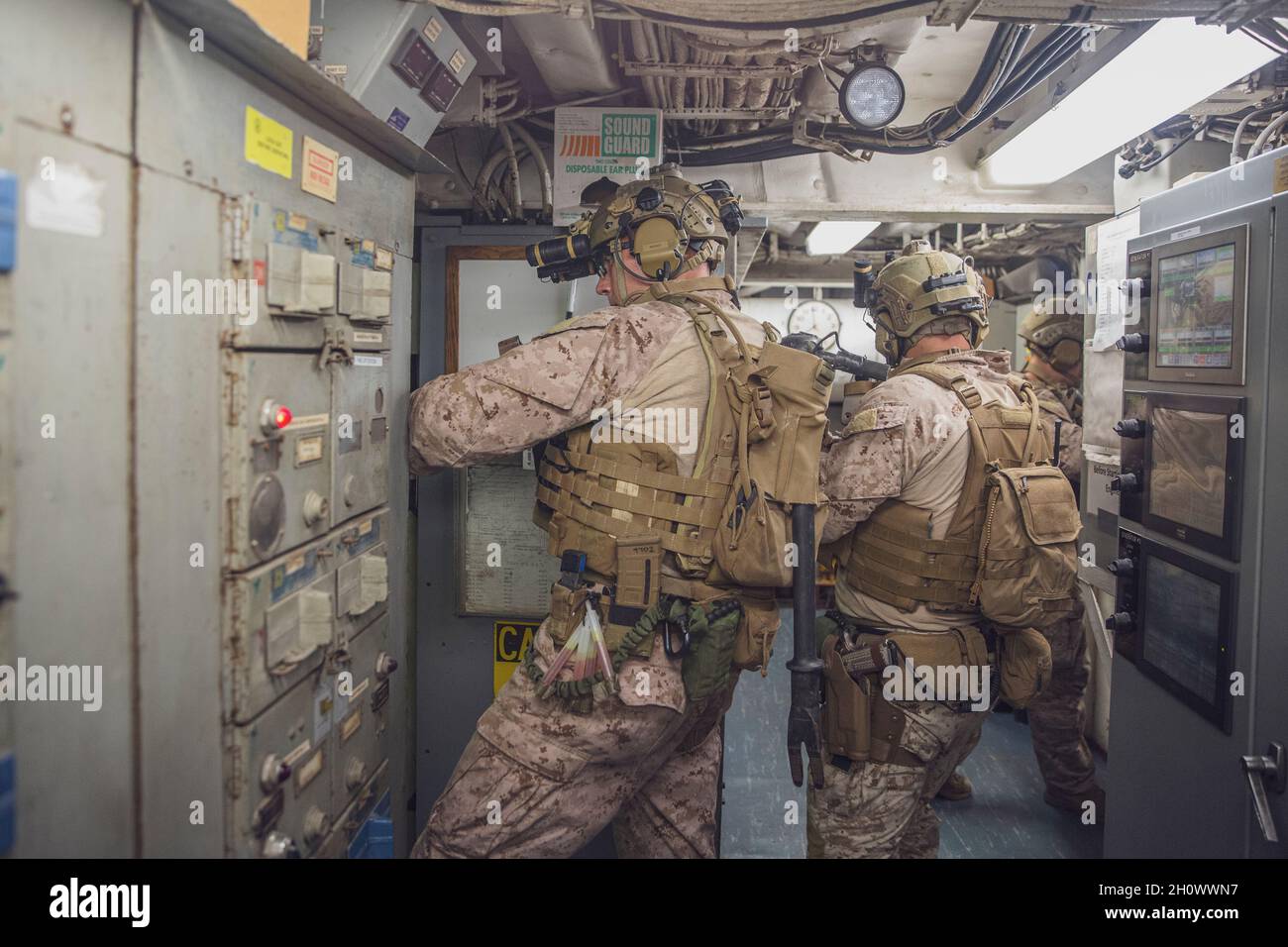 NAVAL SUPPORT ACTIVITY BAHRAIN (Sept. 22, 2021) – Marines assigned to ...