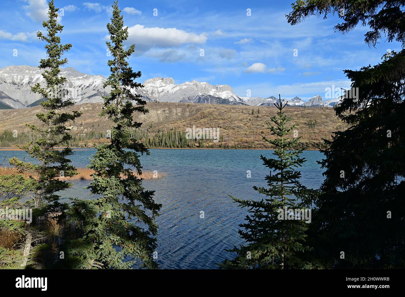 LAKE TALBOT, Alberta, Hwy 16 Stock Photo - Alamy