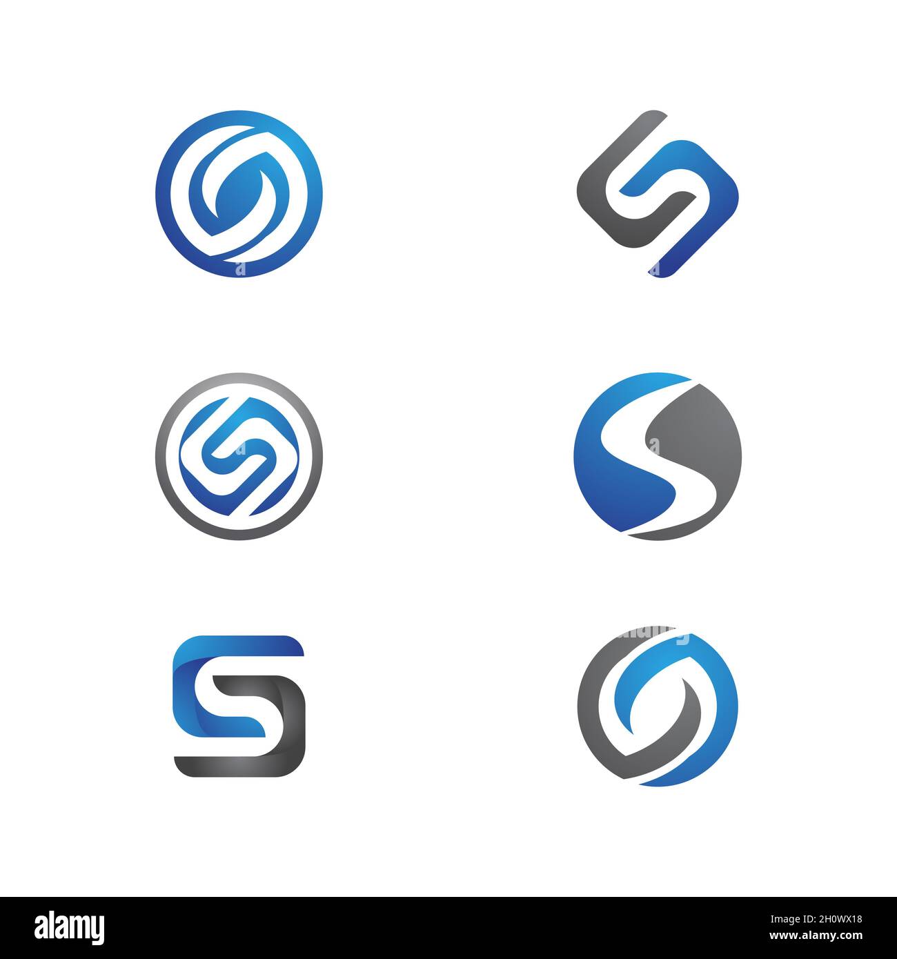 Business corporate S letter logo design vector Stock Photo - Alamy