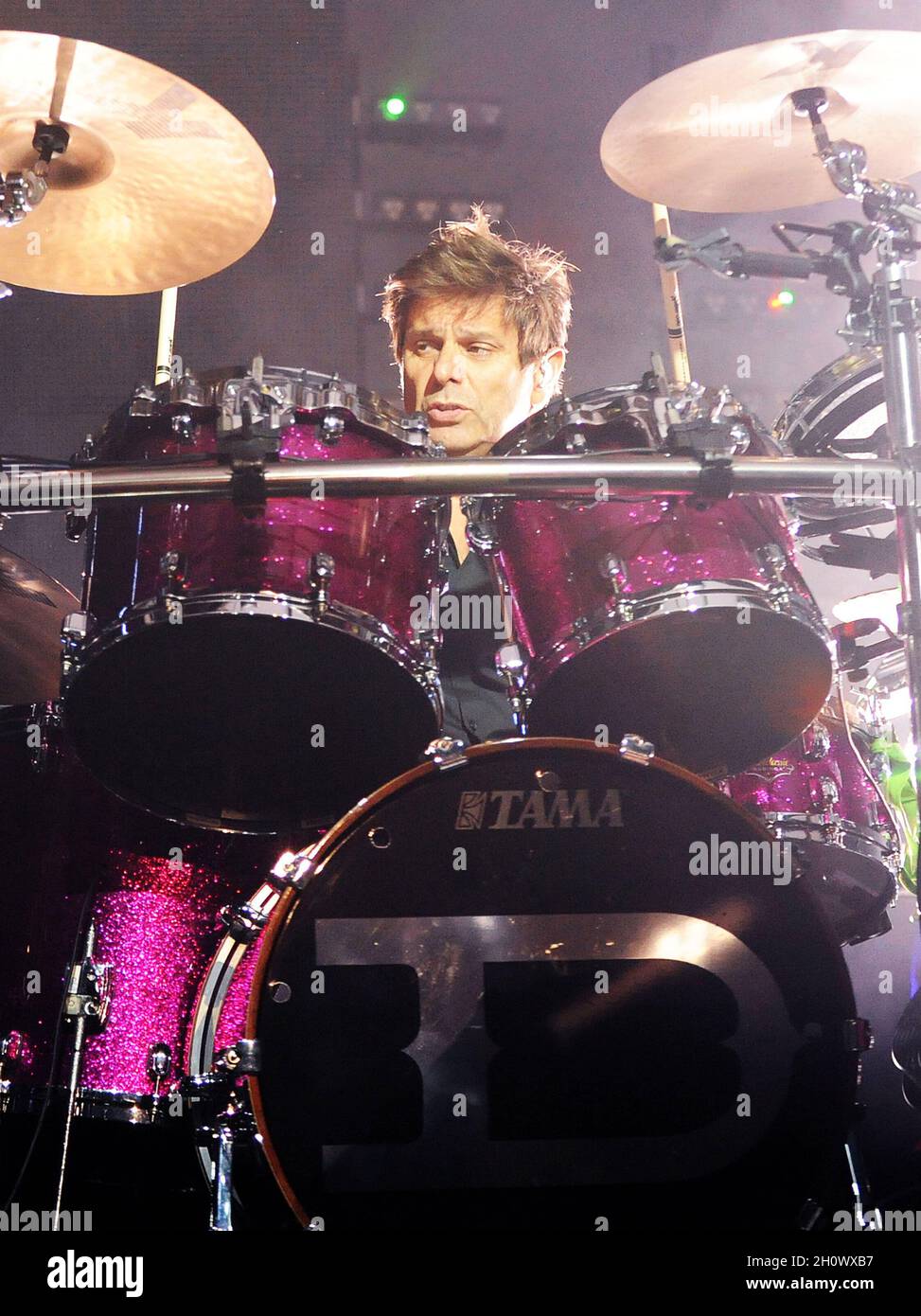 OCTOBER 14: Roger Taylor of Duran Duran performs at Chastain Park ...