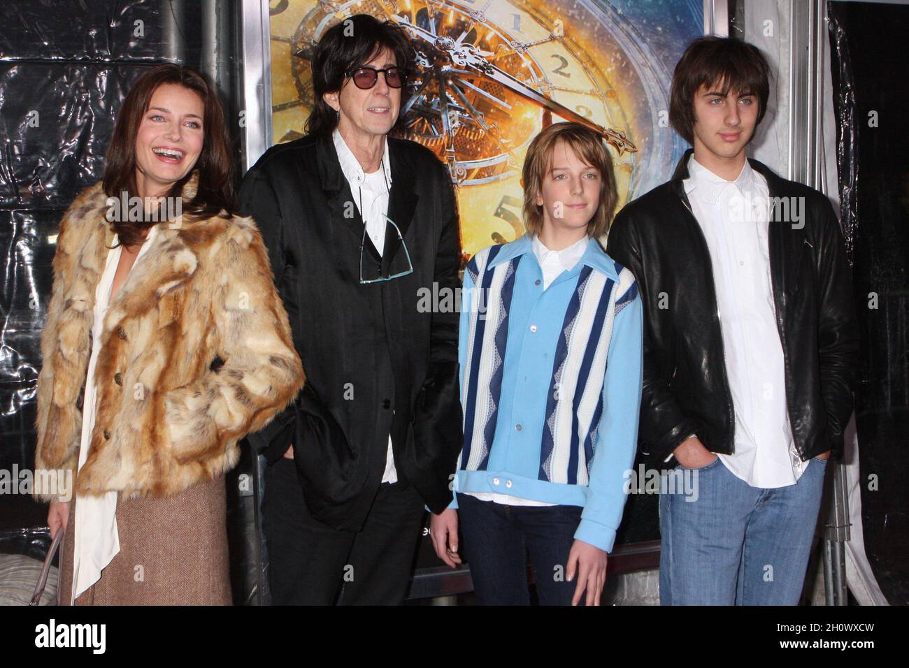 Paulina porizkova ric ocasek their sons hi-res stock photography and ...