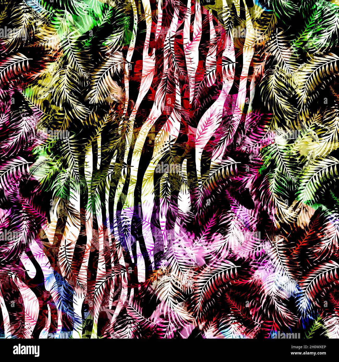 textile fashion prints, modern designs Stock Photo - Alamy