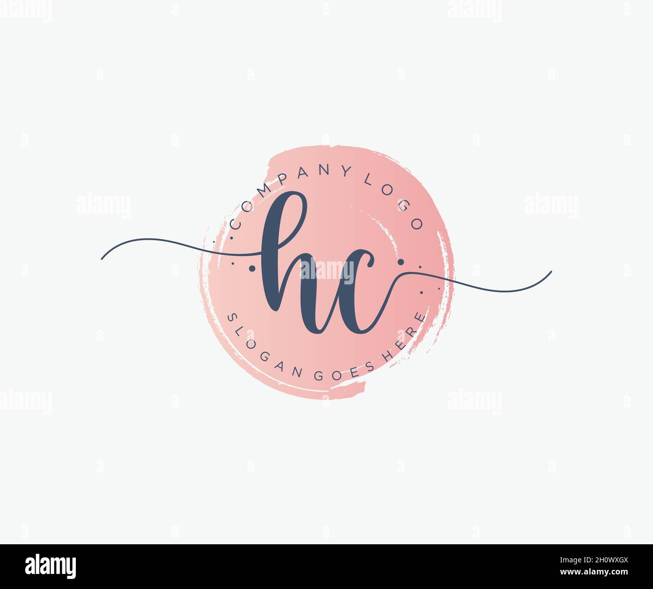 HC feminine logo. Usable for Nature, Salon, Spa, Cosmetic and Beauty ...