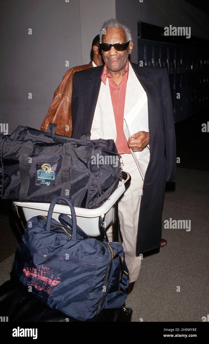 Ray Charles 1993 Credit: Ralph Dominguez/MediaPunch Stock Photo - Alamy