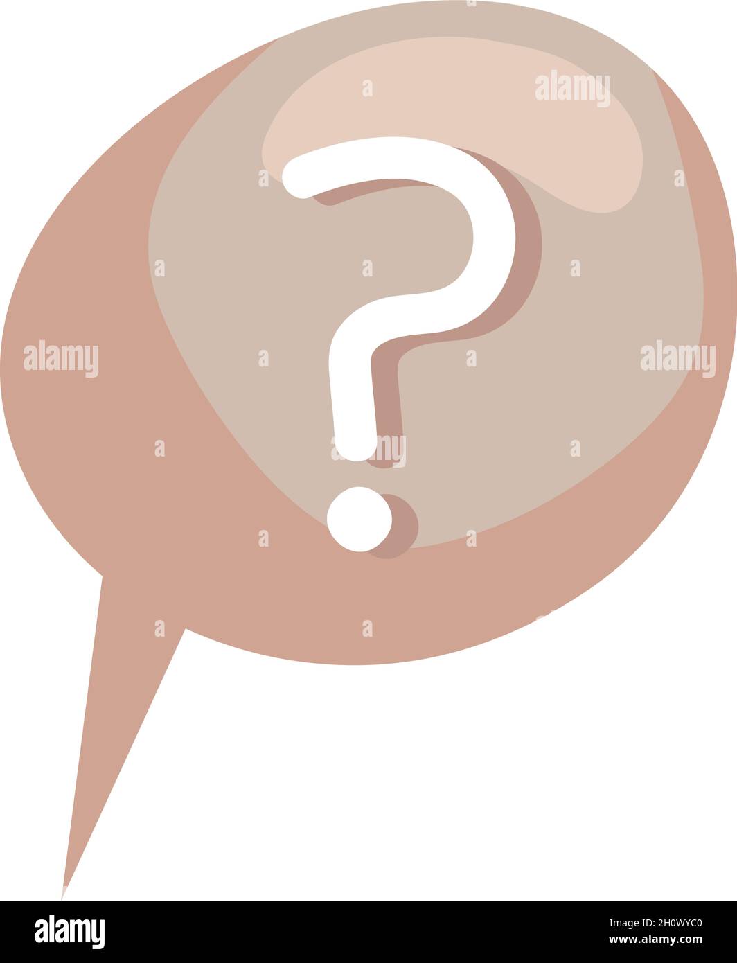 speech bubble with question mark Stock Vector Image & Art - Alamy