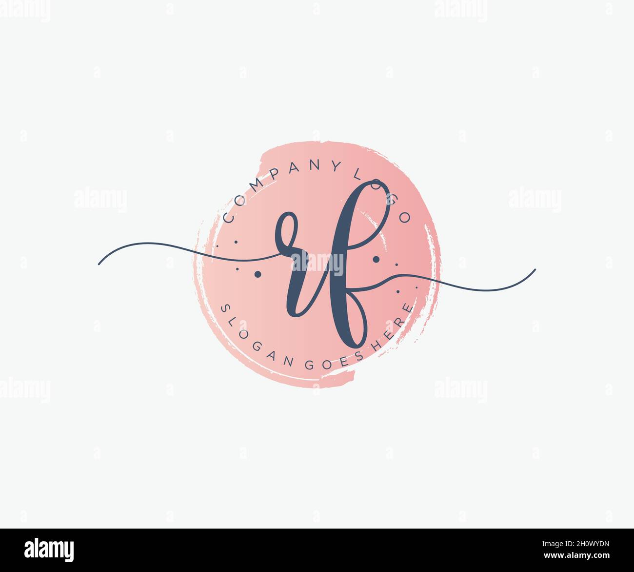 Rf minimal logo design hi-res stock photography and images - Alamy
