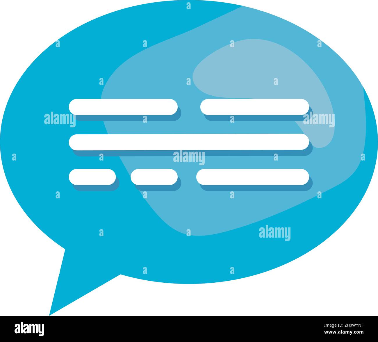 blue speech bubble Stock Vector Image & Art - Alamy