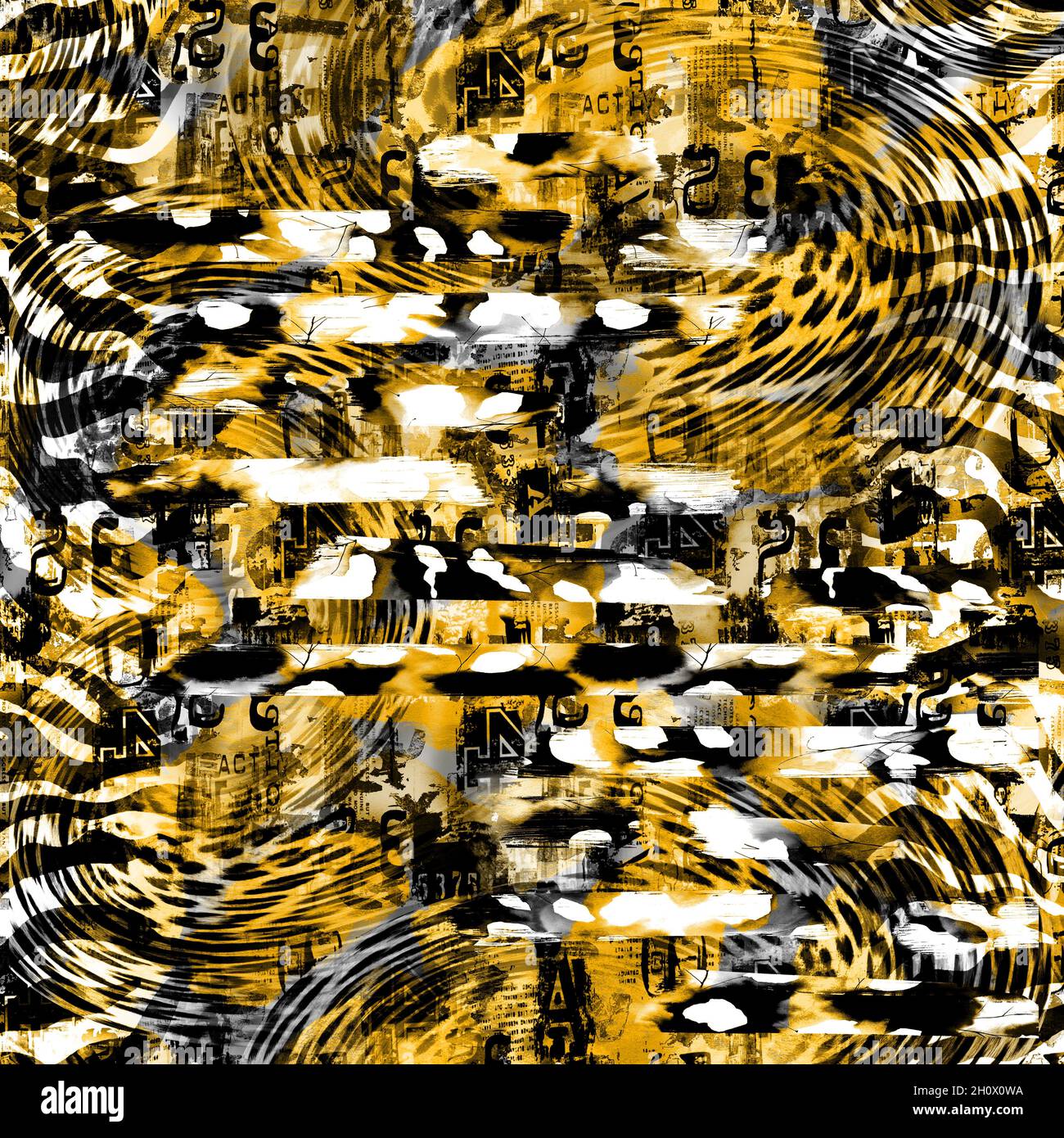 textile fashion prints, modern designs Stock Photo - Alamy