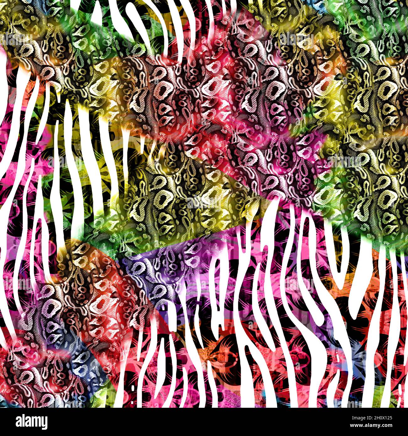 textile fashion prints, modern designs Stock Photo - Alamy
