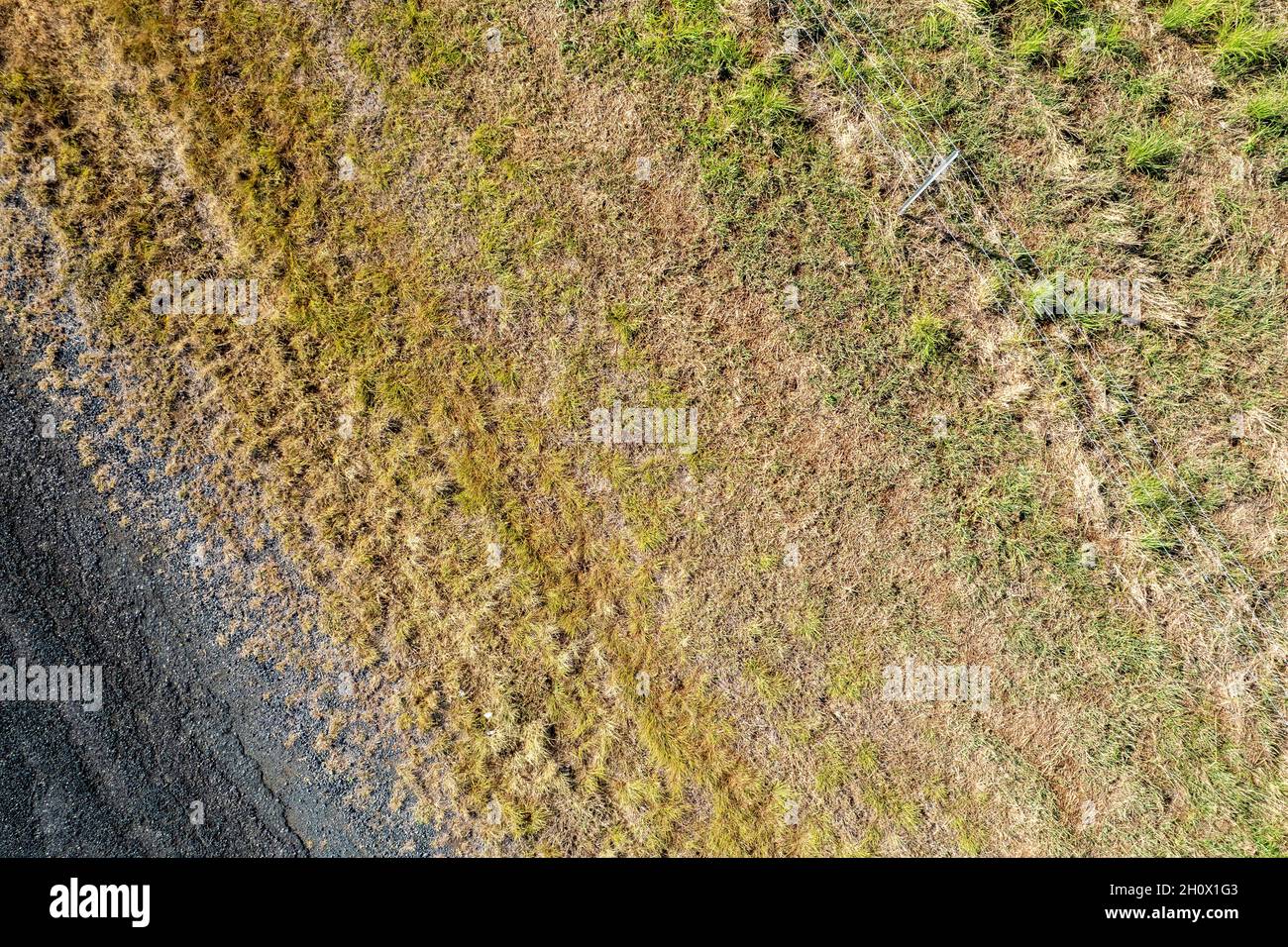 Abstract aerial view of fence hi-res stock photography and images - Alamy