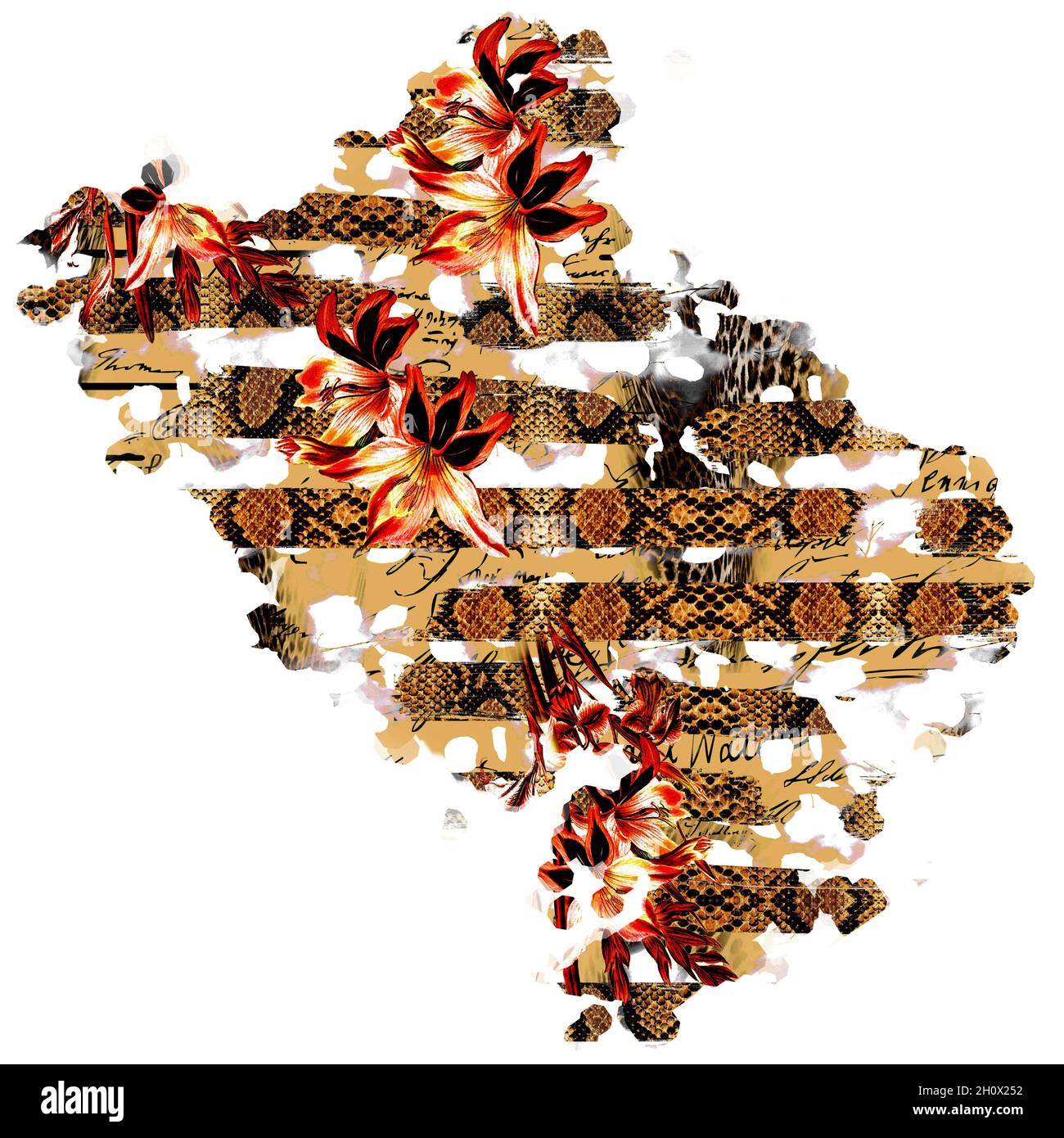 Textile print patterns dress Cut Out Stock Images & Pictures - Alamy
