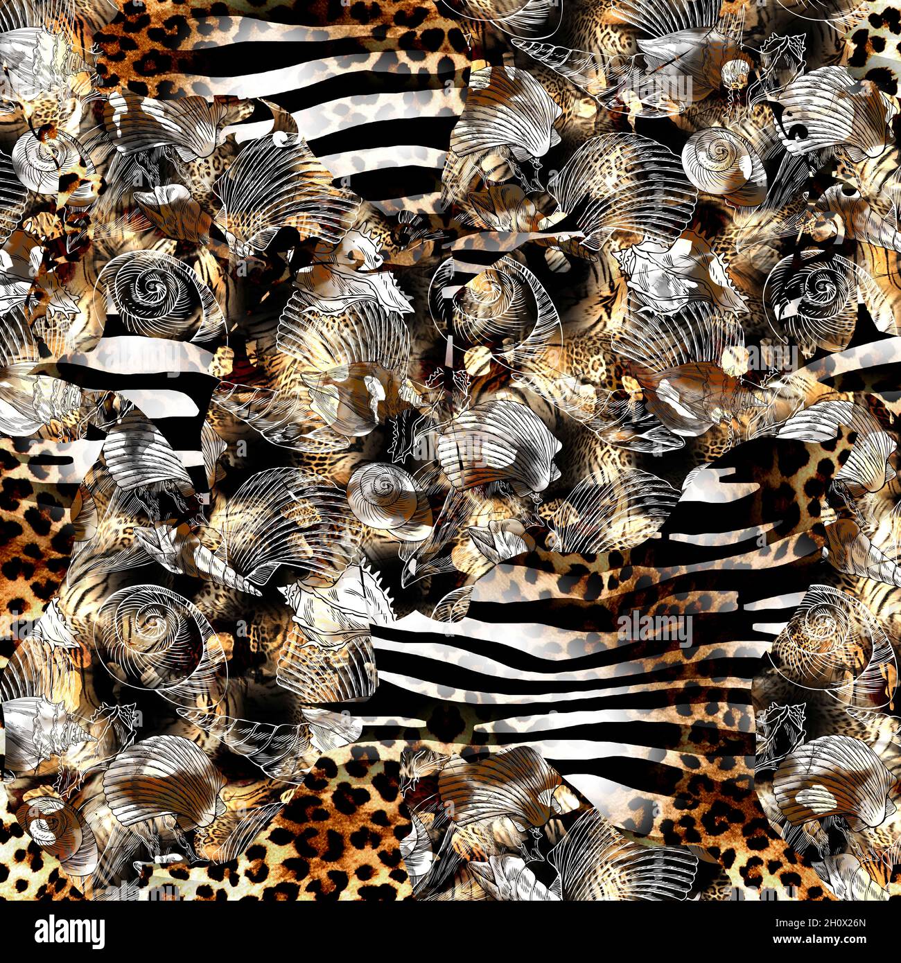 textile fashion prints, modern designs Stock Photo - Alamy