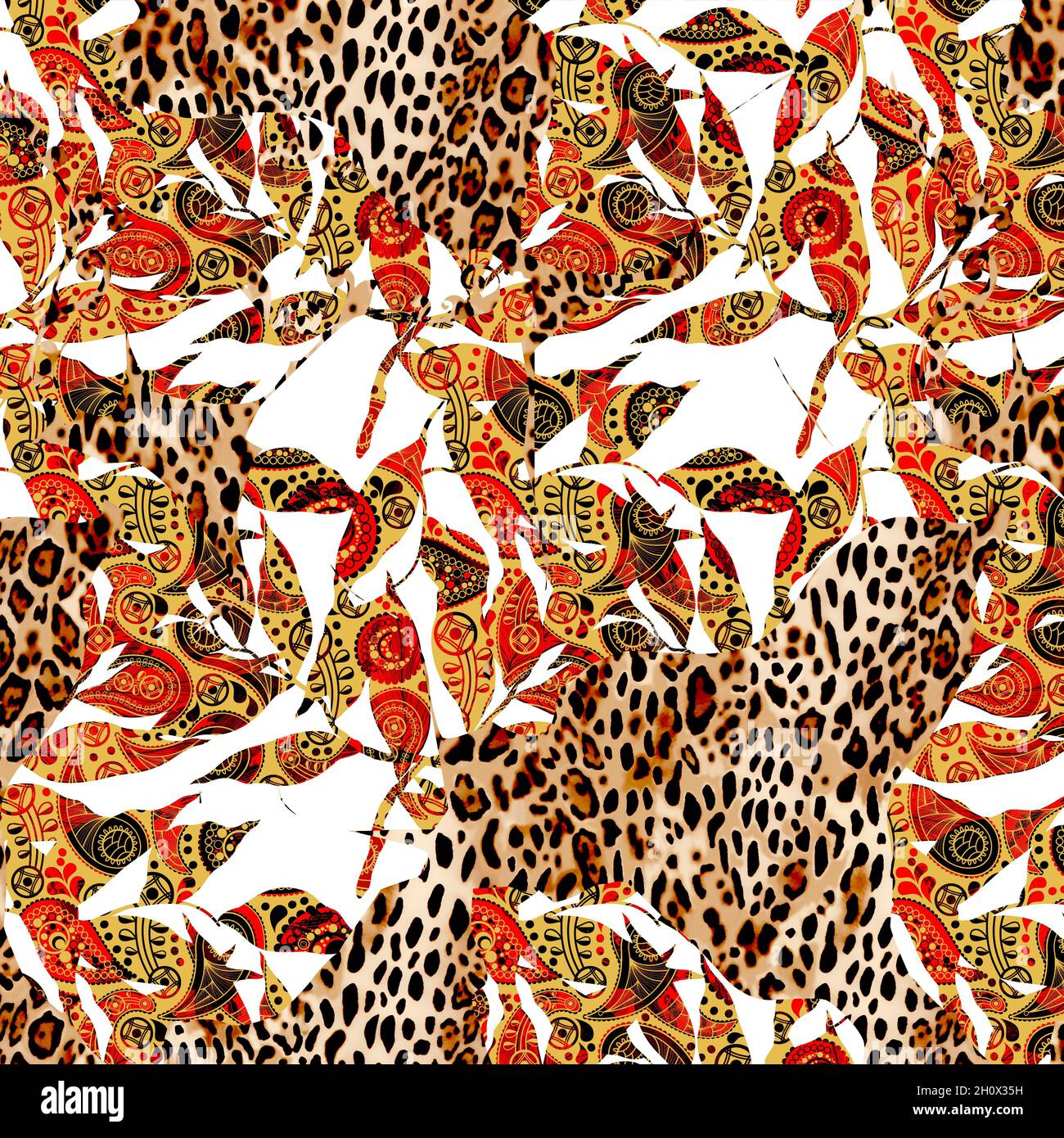 textile fashion prints, modern designs Stock Photo - Alamy