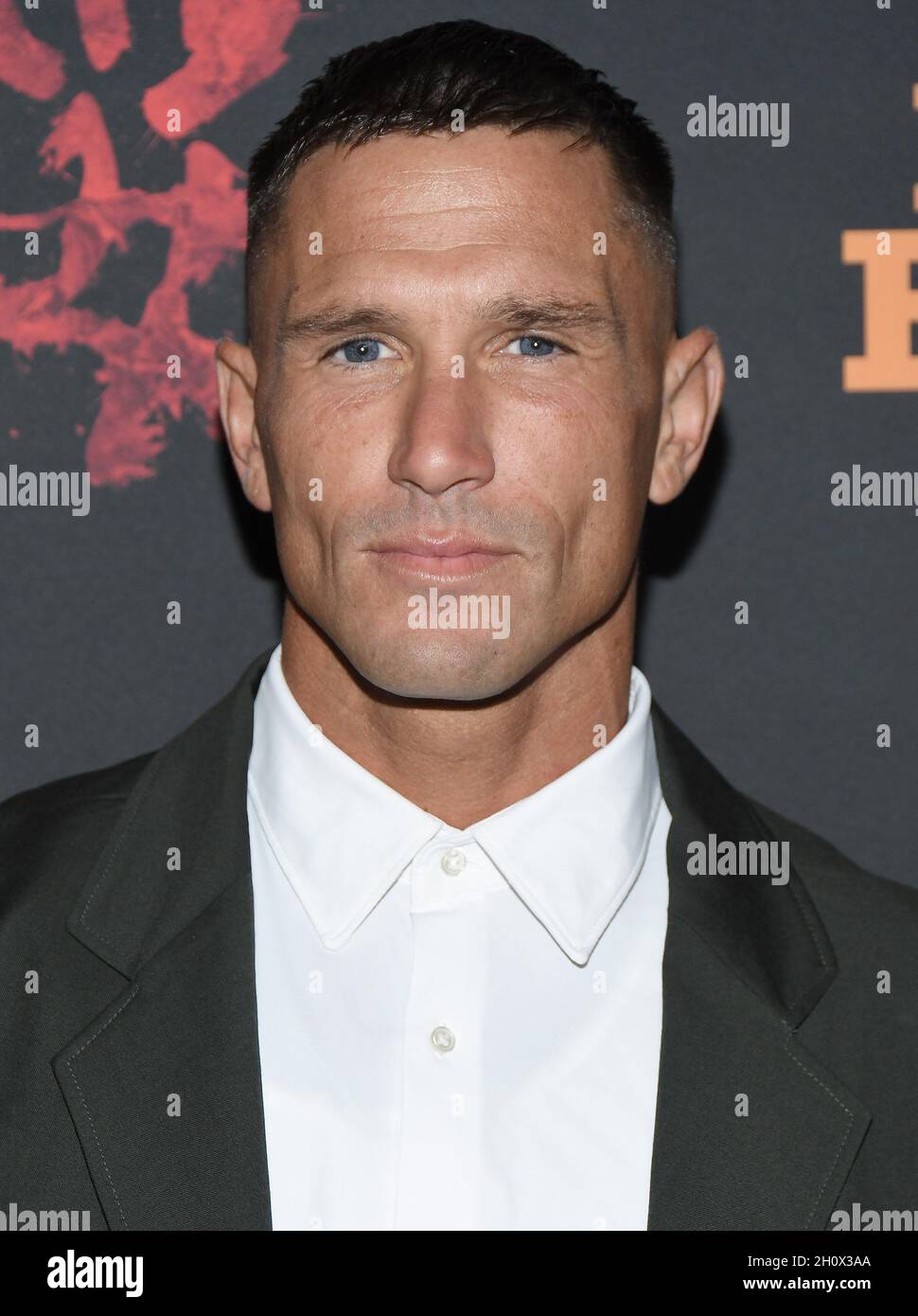 Los Angeles, USA. 14th Oct, 2021. Tyler Wood arrives at the Olympic and ...