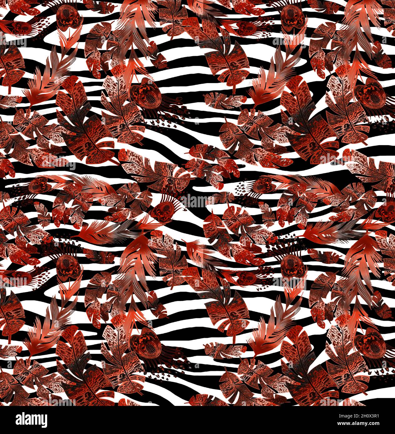 textile fashion prints, modern designs Stock Photo - Alamy