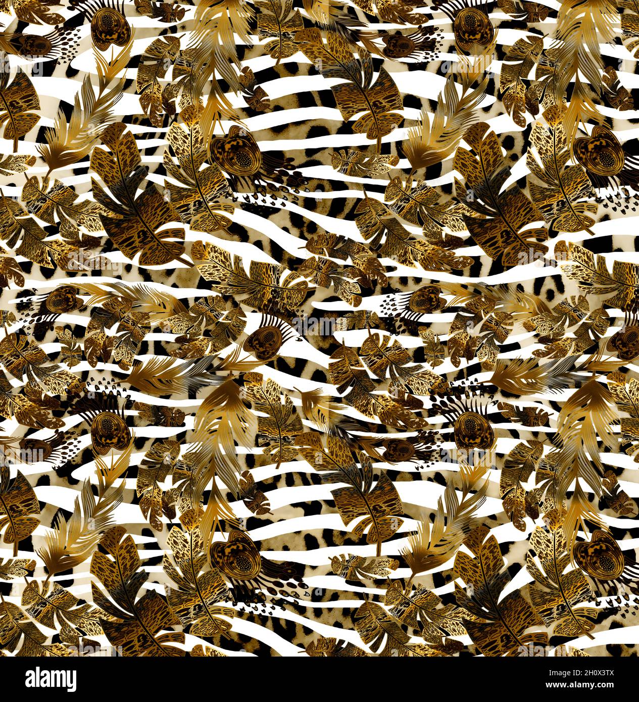 textile fashion prints, modern designs Stock Photo - Alamy