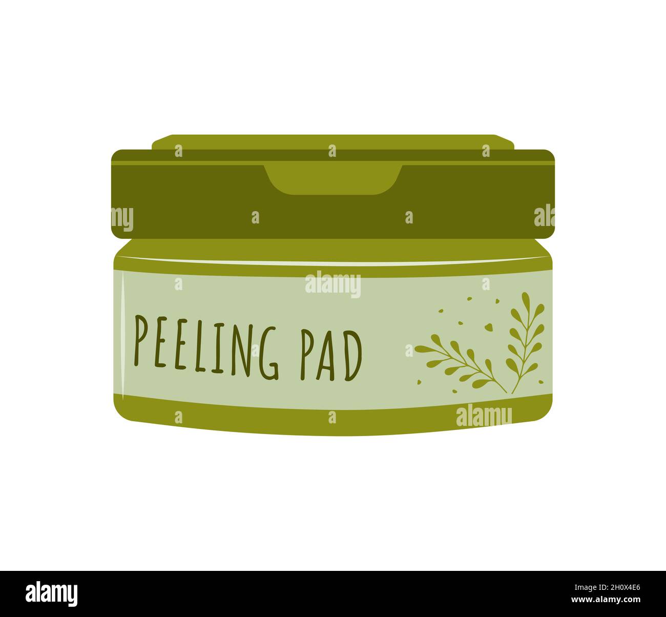 Peeling pads. Skin care. Morning routine. Cleansing and moisturizing ...