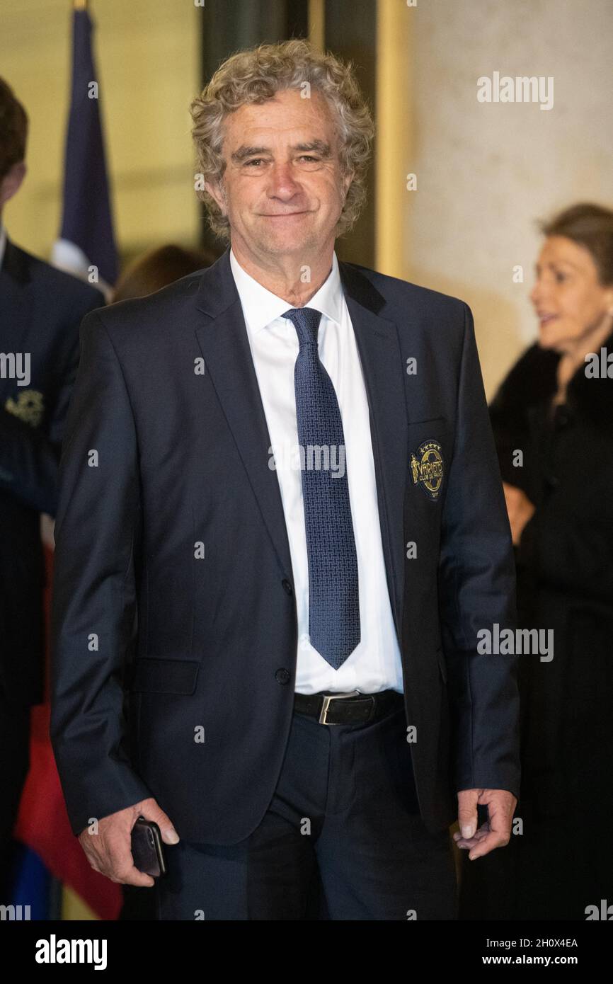 Paris, France. 14th Oct, 2021. Dominique Rocheteau attends the Variety ...