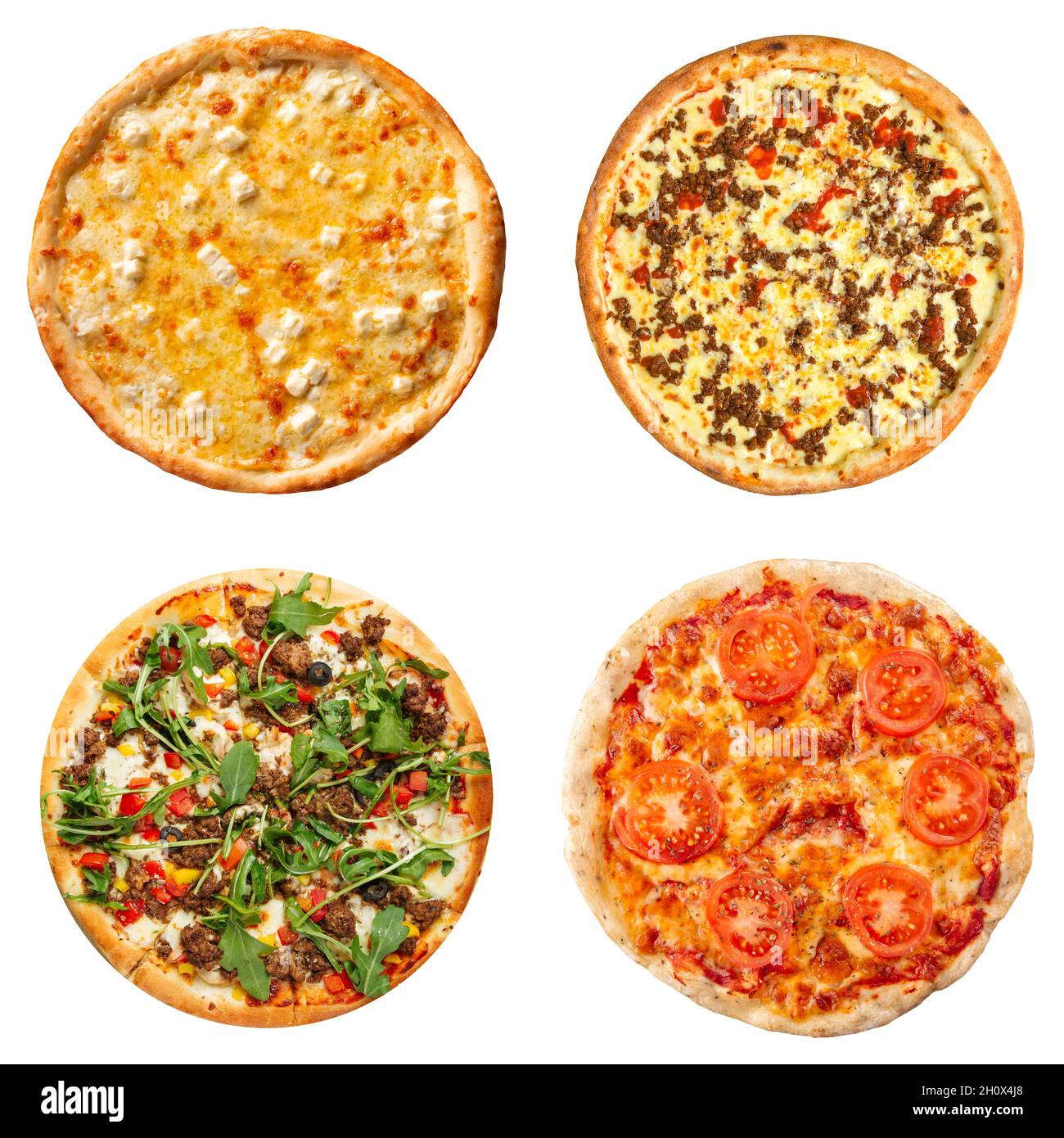 Types of pizza hi-res stock photography and images - Alamy