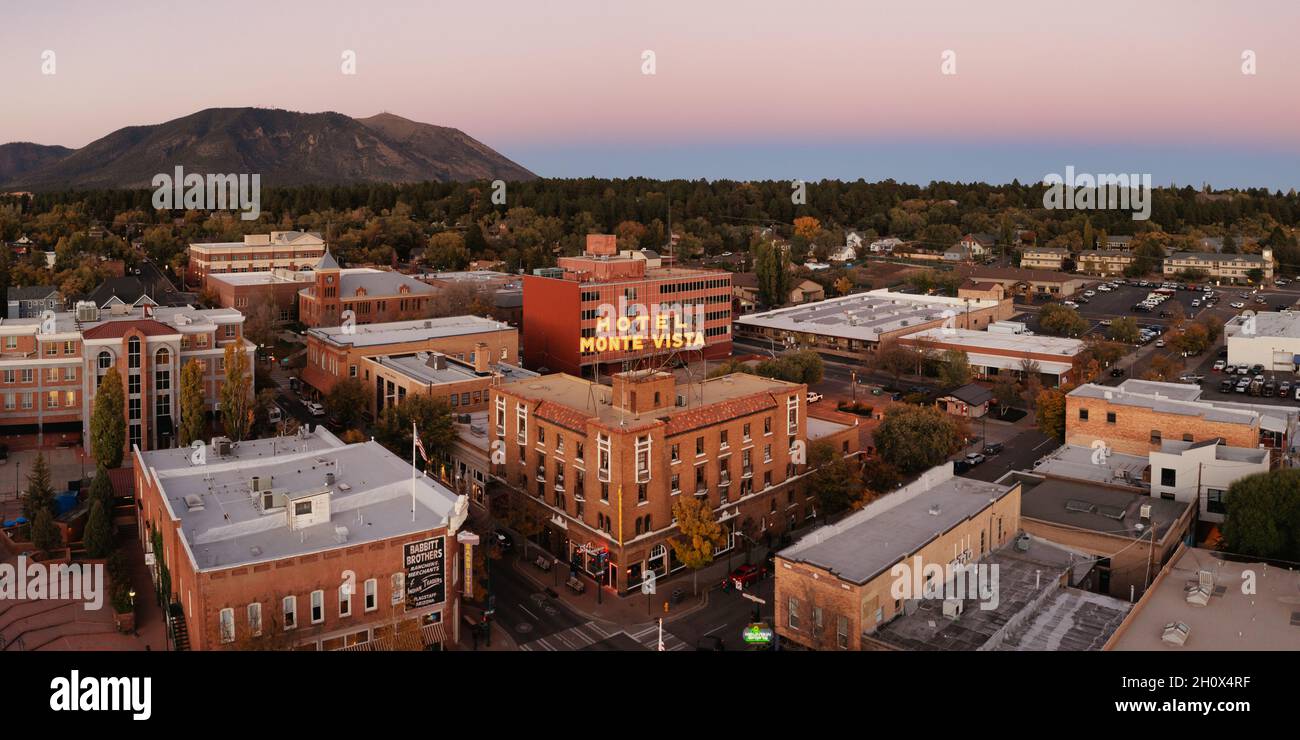 Flagstaff Arizona Town City Downtown High Resolution Stock Photography ...