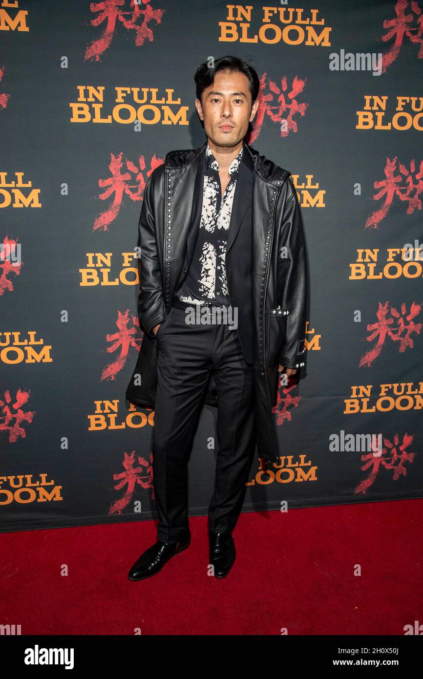 Los Angeles, USA. 14th Oct, 2021. Yusuke Ogasawara attends Premiere of ...